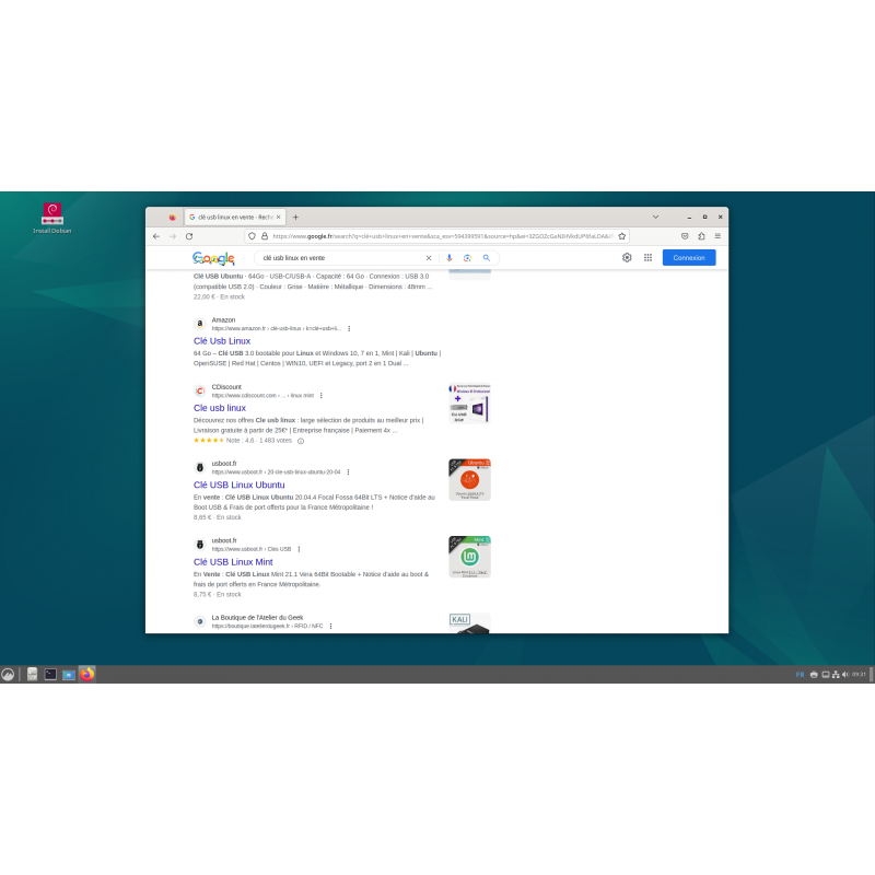 DVD Linux Bootable Debian 12.4 Bookworm Installation & Test Live