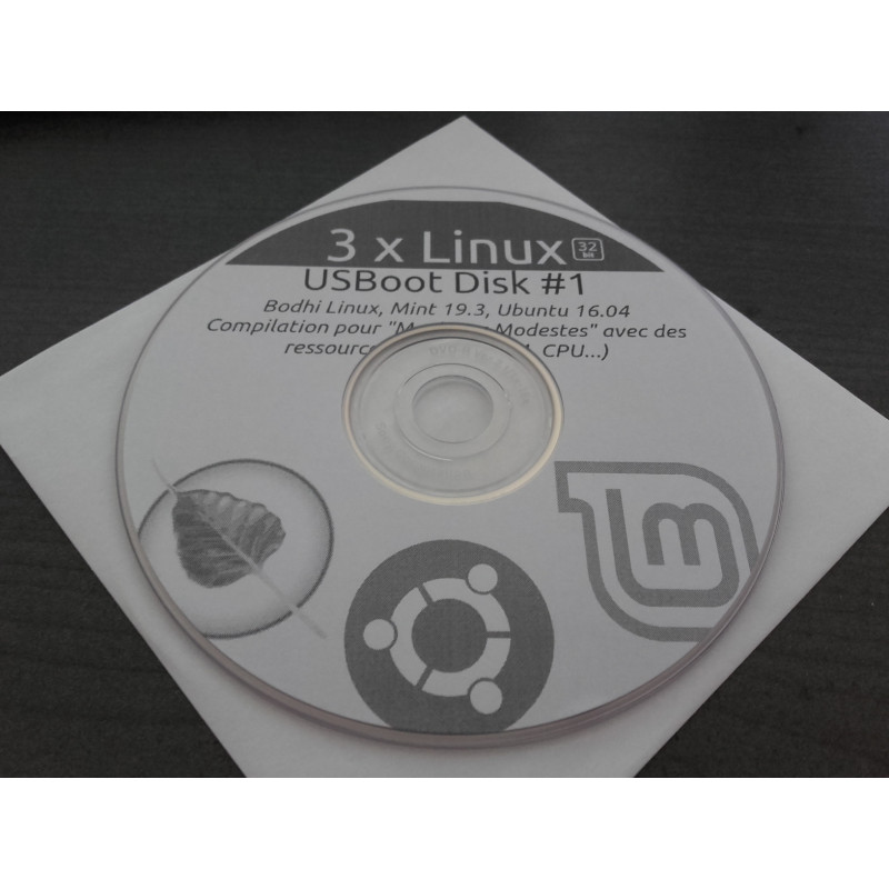 DVD Linux Multiboot Pour Vieux Ordinateurs 32Bit