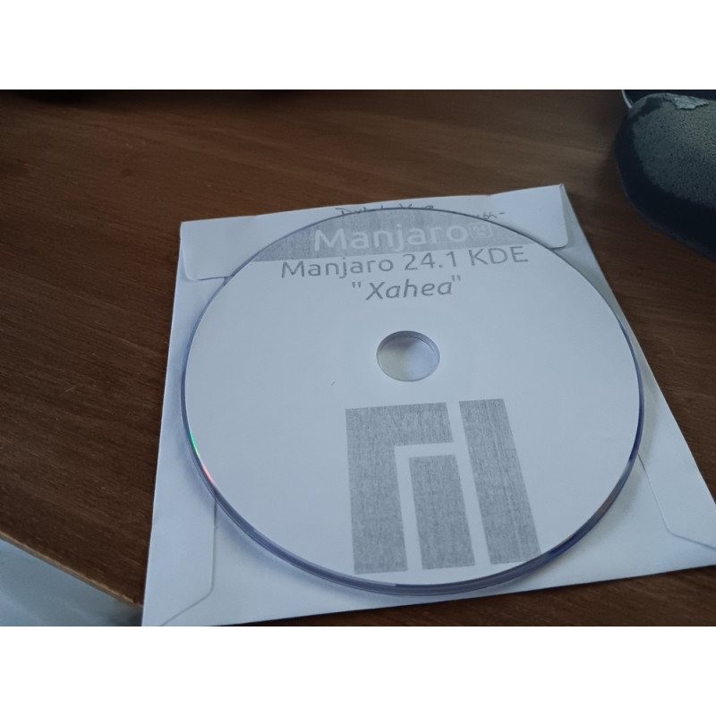 DVD Préparé Bootable de Linux Manjaro 24.1
