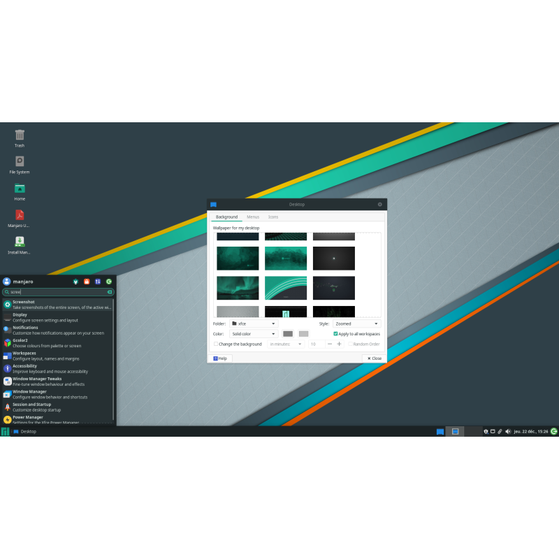 Clé USB Linux Manjaro